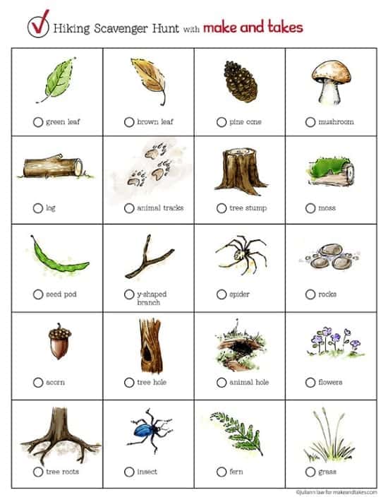 Five Nature Scavenger Hunts For Kids Enchanted Little World